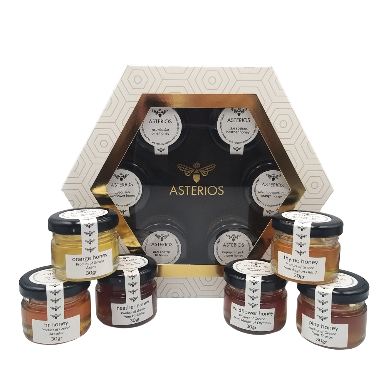 ΣΥΣΚΕΥΑΣΙΑ ΓΕΥΣΙΓΝΩΣΙΑΣ 6 ΤΕΜΑΧΙΩΝ 30 ΓΡ. - Asterios Bio